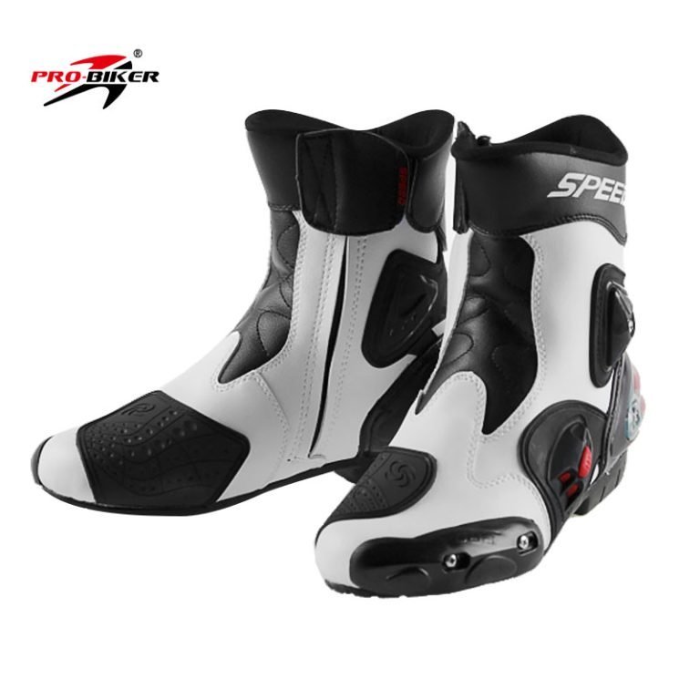 Classic Racing Shoes Boots Off-Road Motorcycle Motorbike Waterproof ...